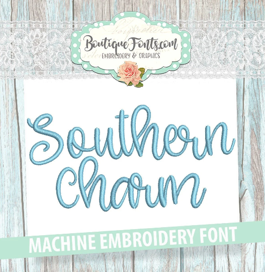 Fonts :: Embroidery Fonts :: Southern Charm