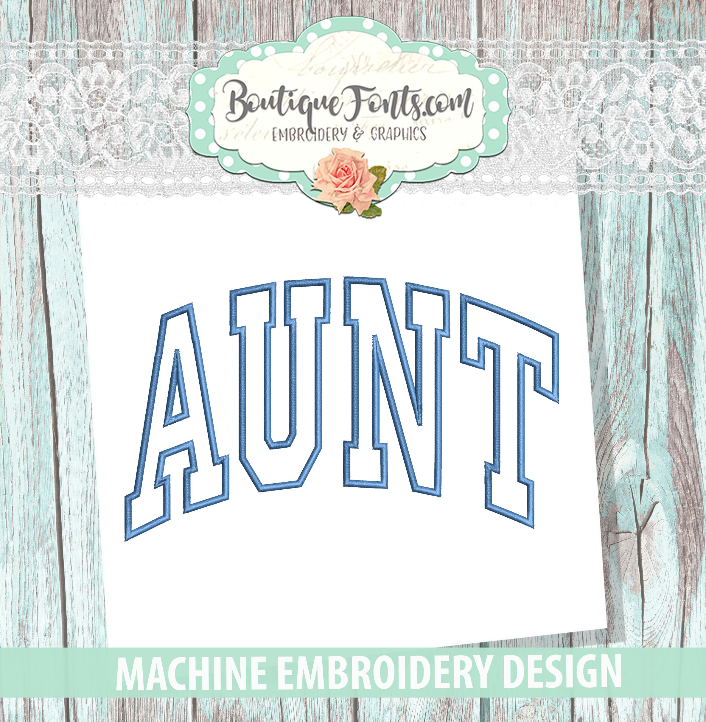 Designs :: Family :: Aunt Applique