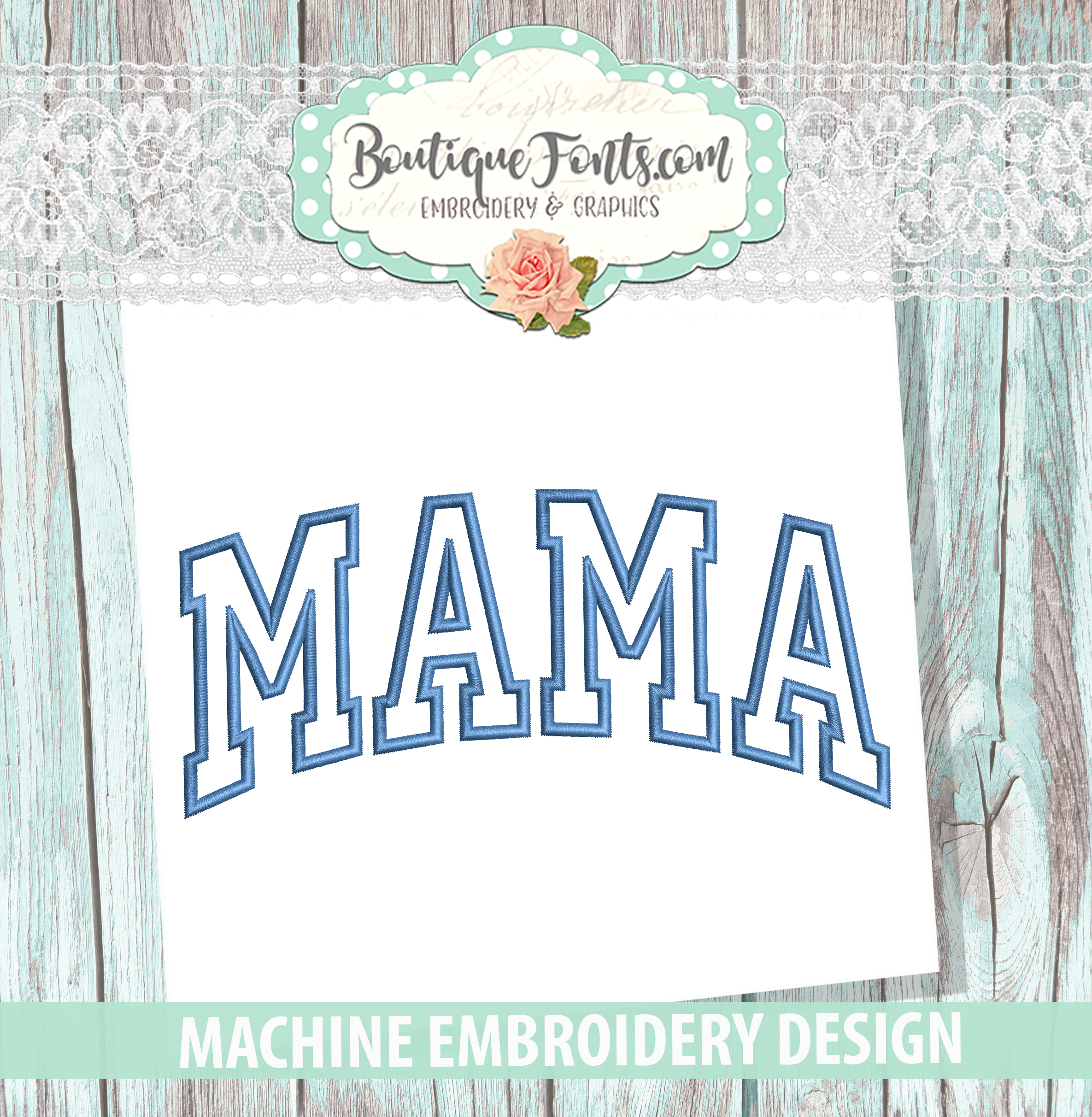 Designs :: Family :: Mama Applique