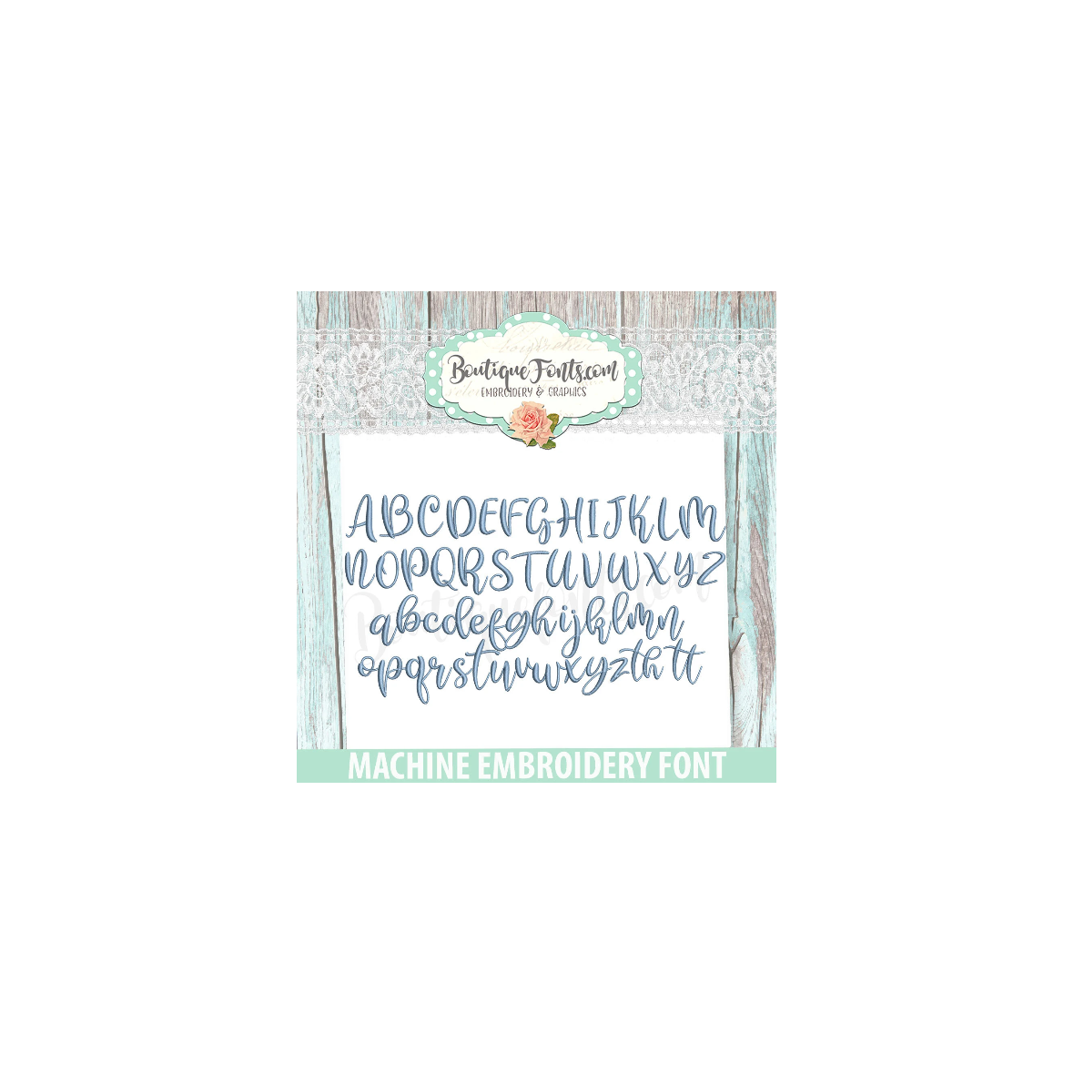 Fonts :: Embroidery Fonts :: Smith Font