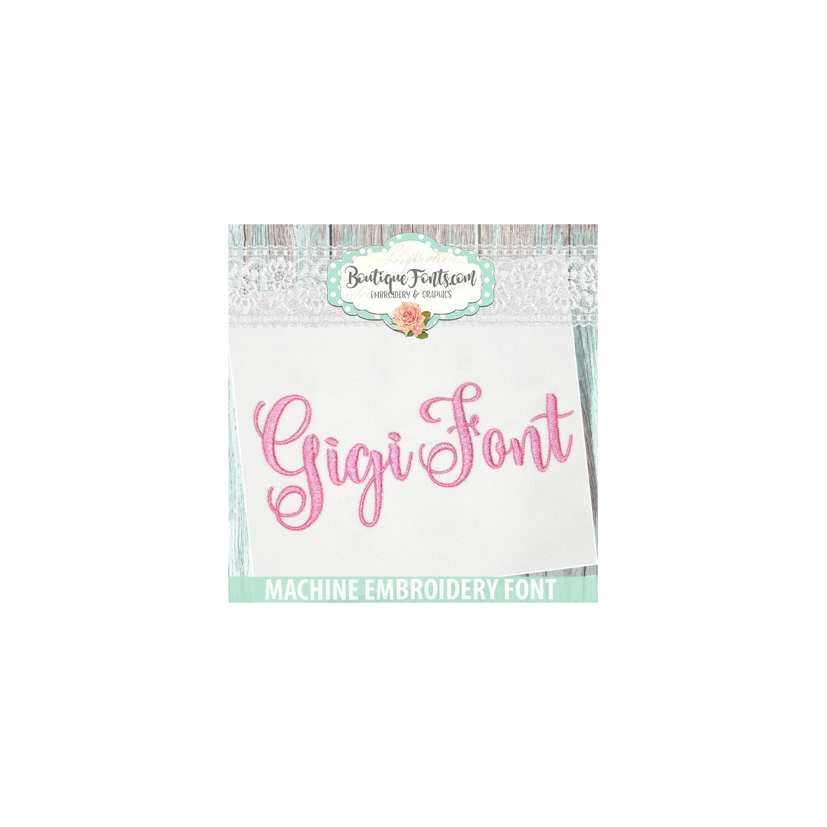 Fonts :: Embroidery Fonts :: Gigi Font