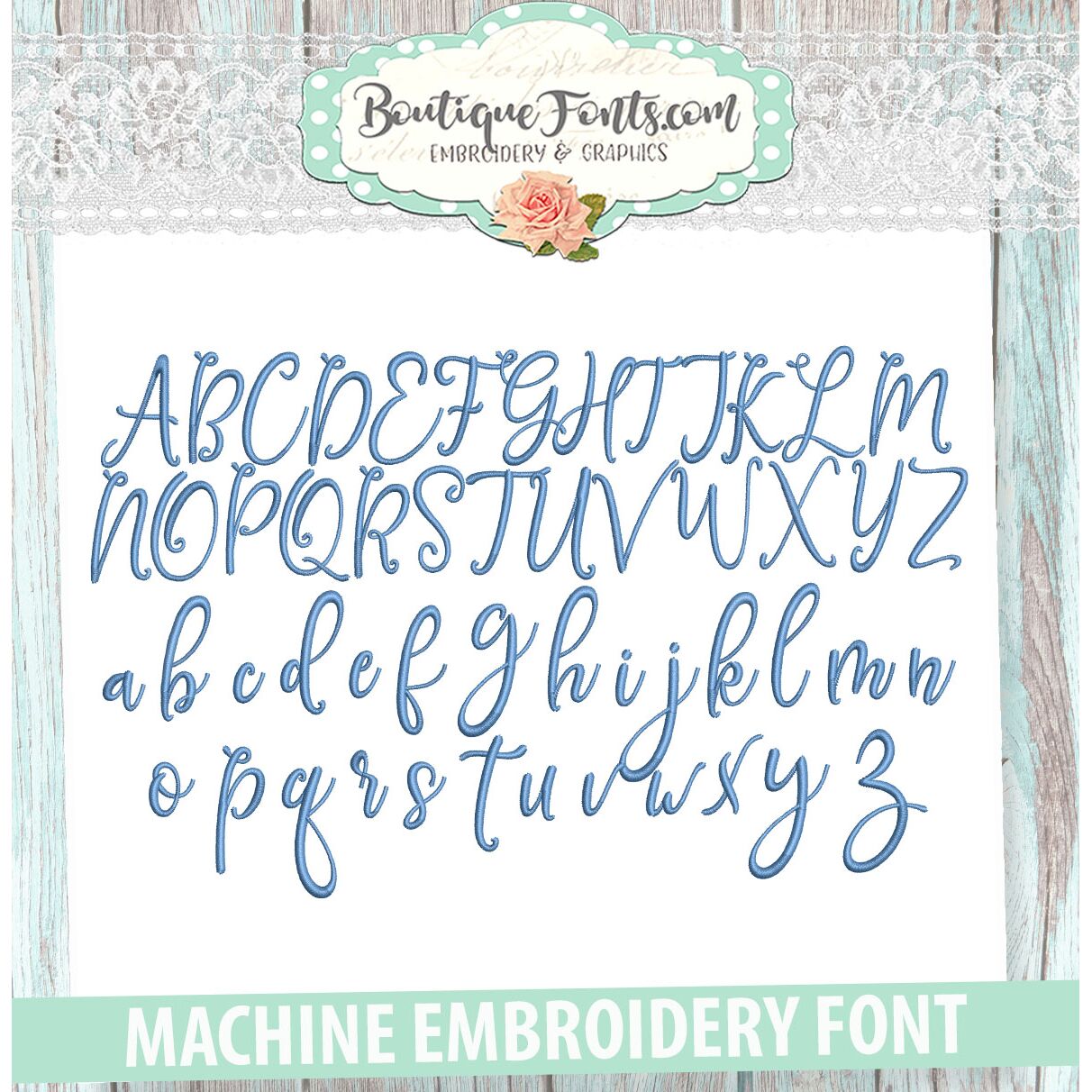 Fonts :: Embroidery Fonts :: Georgia Embroidery Font