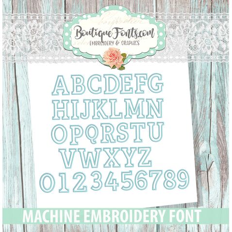 Fonts :: Applique Fonts